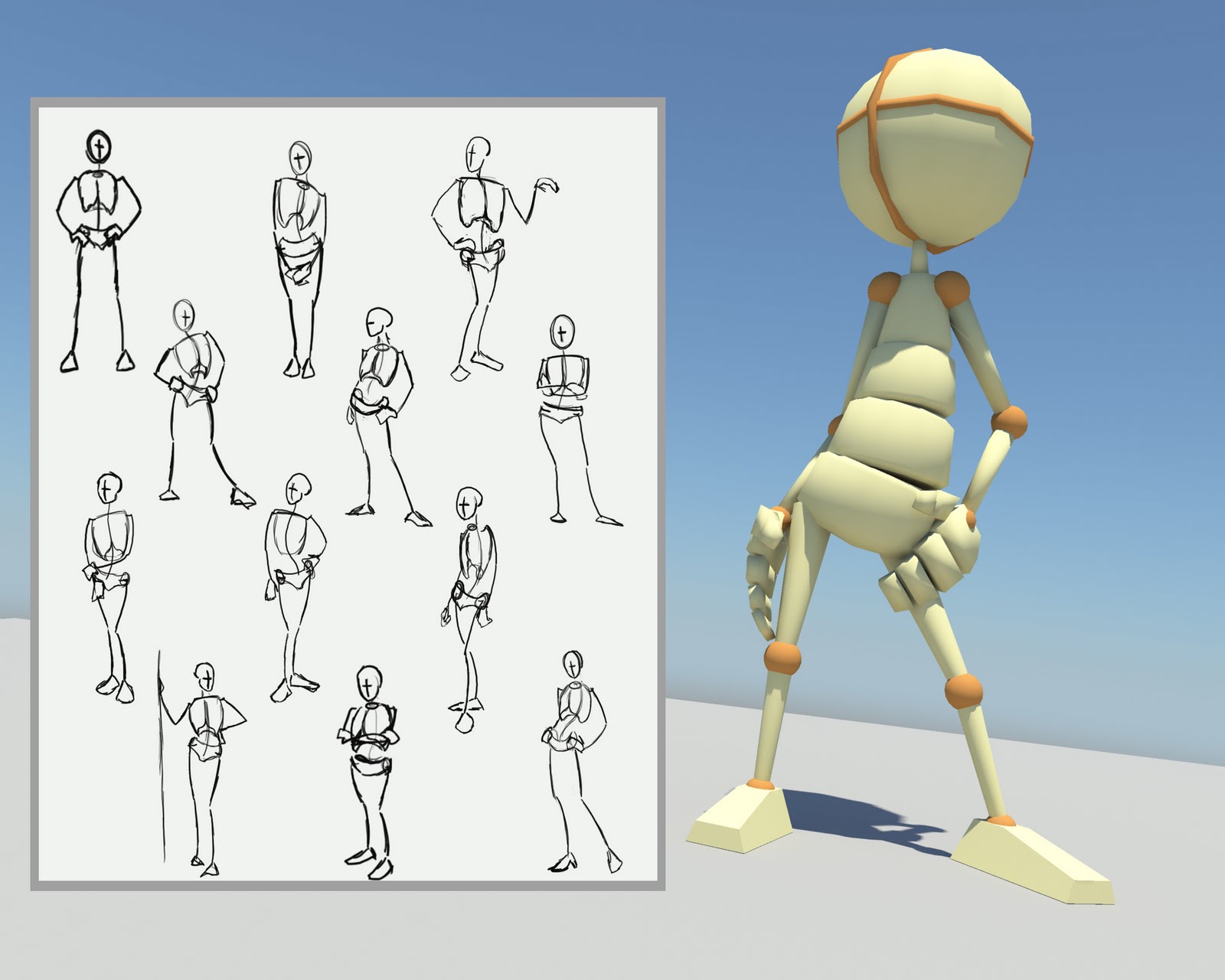 Animation Geek: Pose Studies