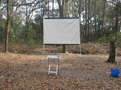 How to Build an Outdoor Movie Projector Screen....CHEAP!