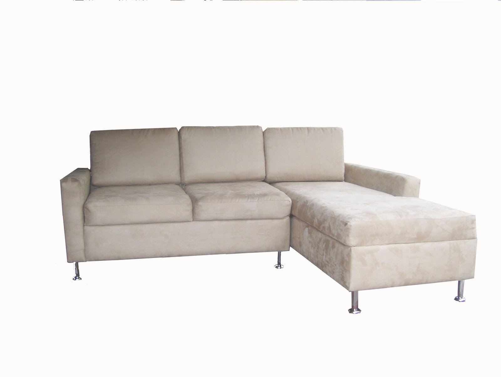muebleskettal: Sofá modular en L, tapizado en microfibra color beige ...