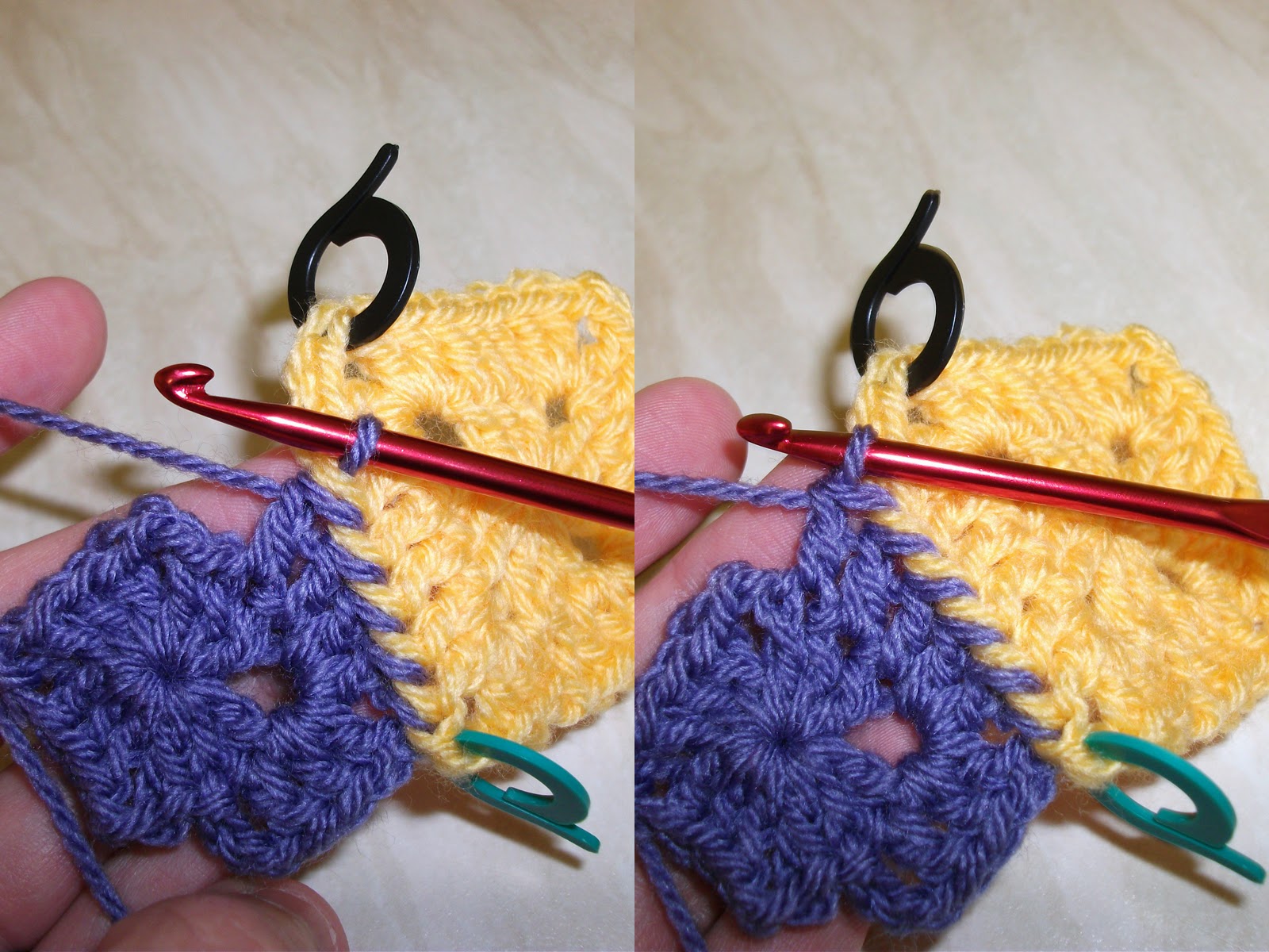 The Wench's Crafty Corner: Joining Squares Part One - Joining Two Same ...