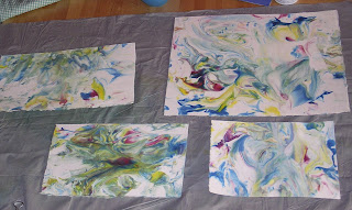 Marbled Shaving Cream Art Project for Kids