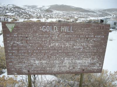 A short history of what's important: Ghost Town Tuesday - Gold Hill, Utah