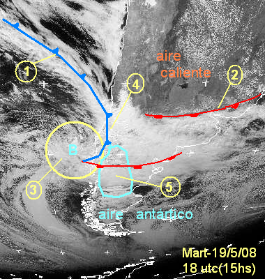 Meteorología Práctica: Foto Satelital en una tarde con grandes Sistemas ...