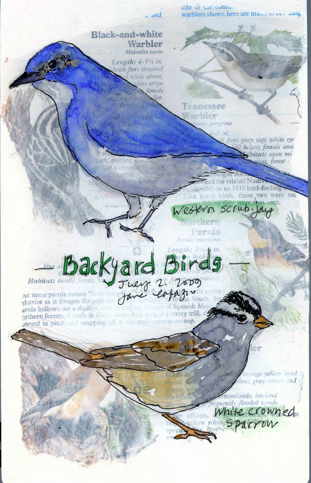 JaneVille: Tiny Tutorial: Layered Journal Page