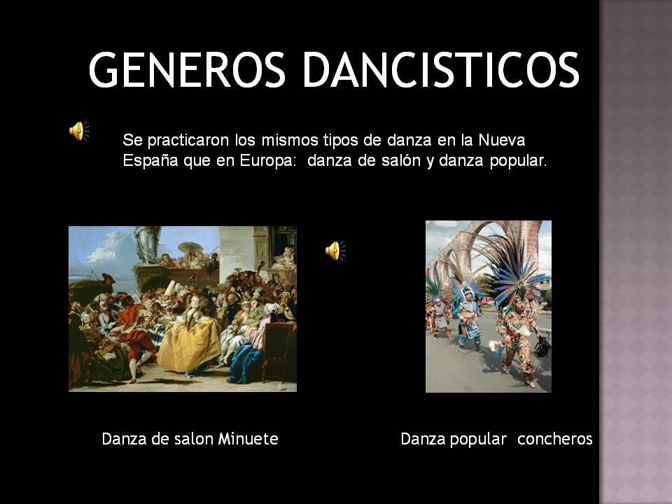 LA DANZA EN LA EPOCA COLONIAL