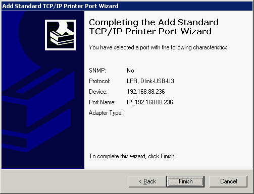 one source computers: Setting Print Server with USB Printer DP300U DLINK