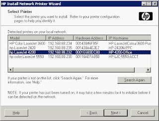 one source computers: Setting Network Printer with HP Install Network ...