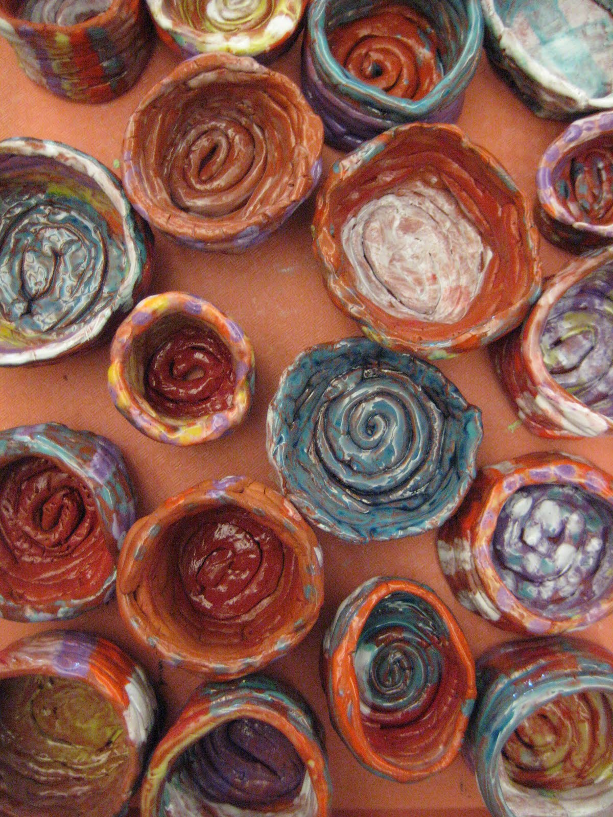 The Lake Forest Louvre: Third Grade Handbuilt Clay Coil Pots