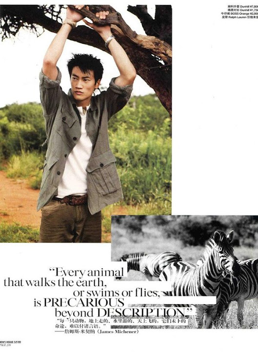 ASIAN MODELS BLOG: Philip Huang Editorial for Taiwan GQ Magazine (??)