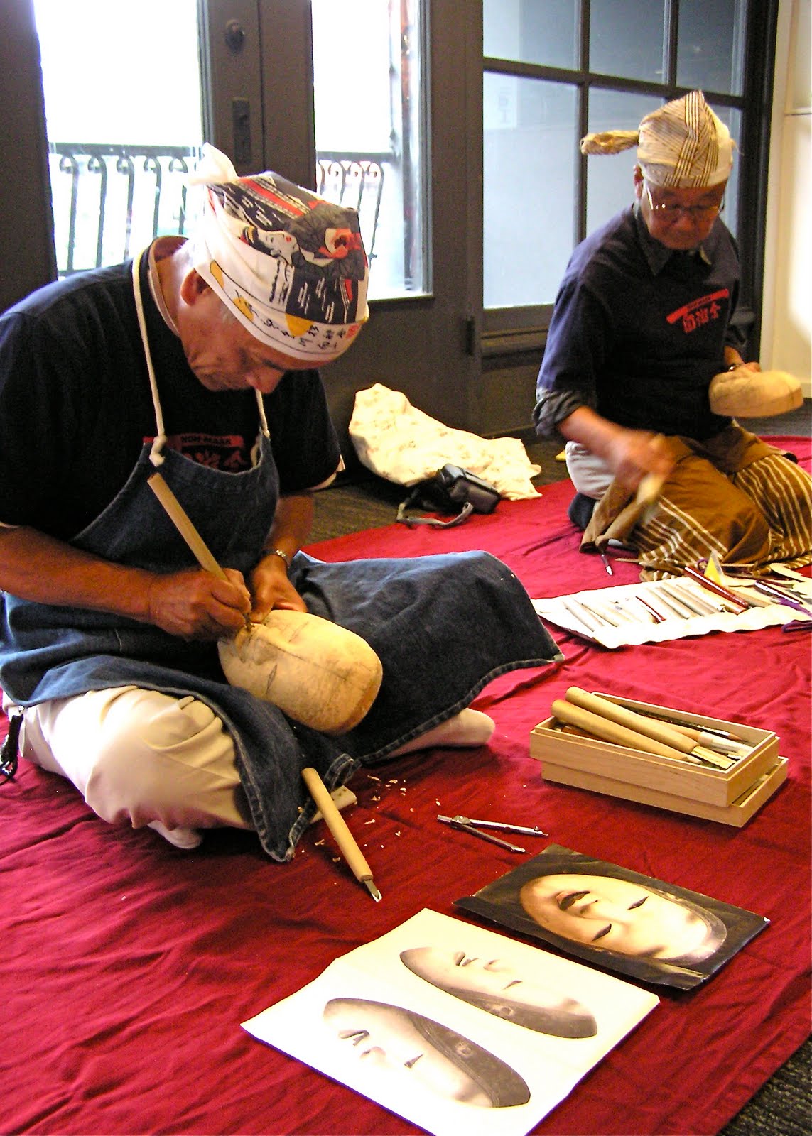 By Julia Harrison: Noh Mask Carving Demonstration