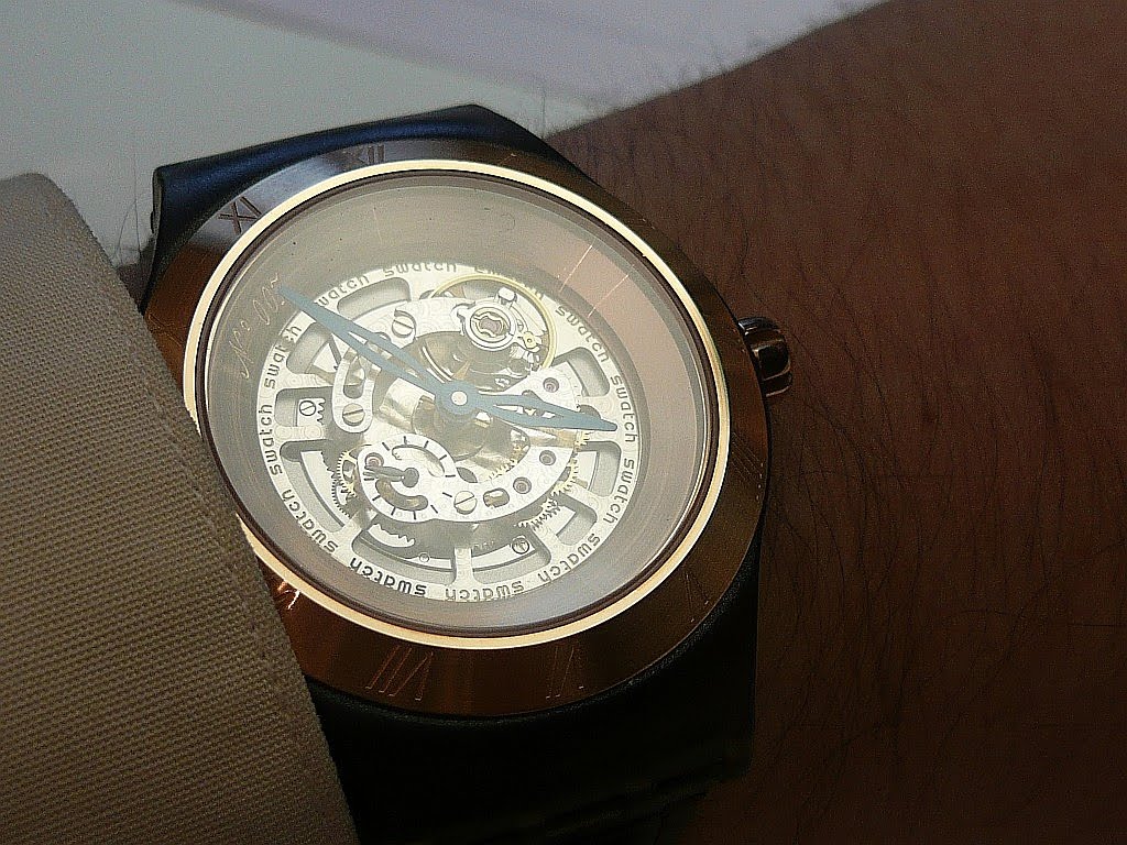Swatch: Diaphane One Turning Gold