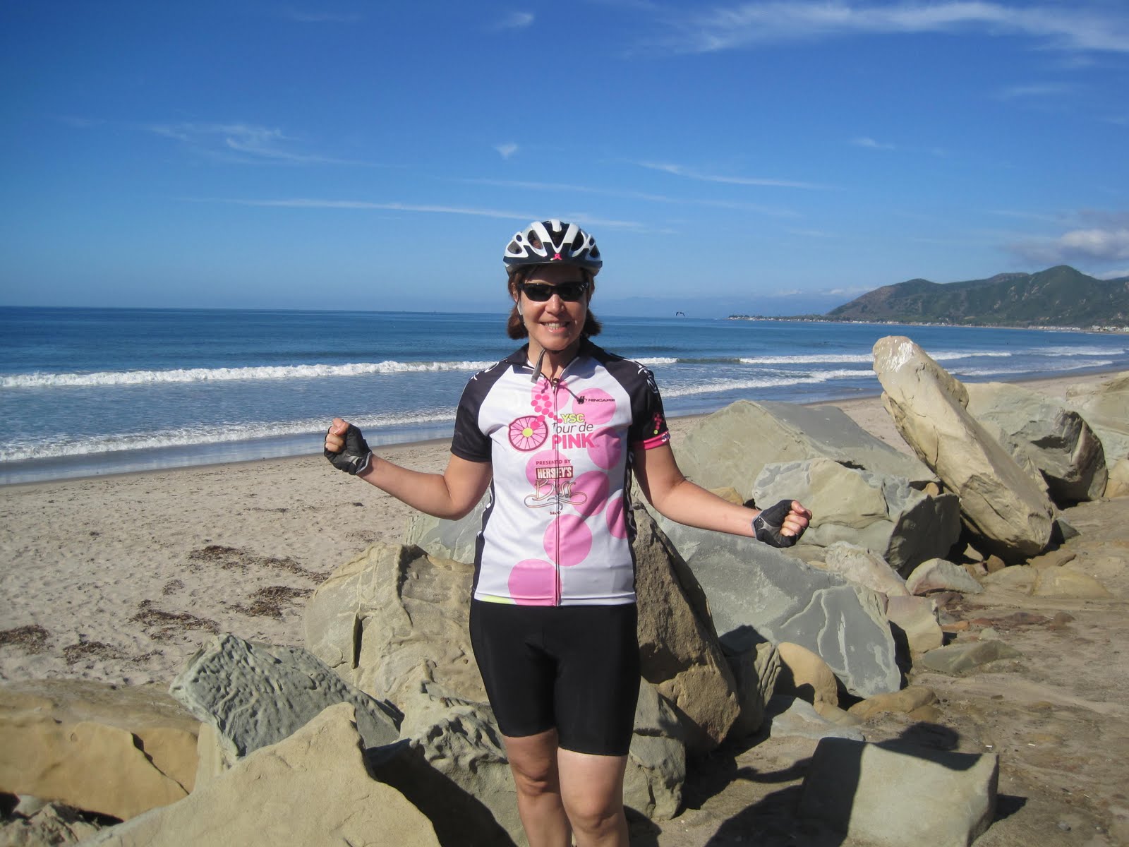 Riding Along The Pink Ribbon Road