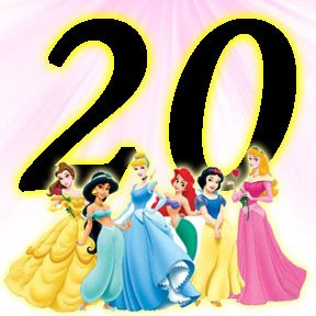 One Step at a Time: Disney Princess Table Numbers