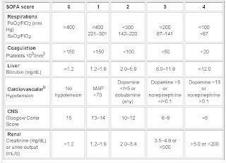 Respiratory Critical Care and Sleep Medicine: The Sequential Organ Failure Assessment (SOFA) Score