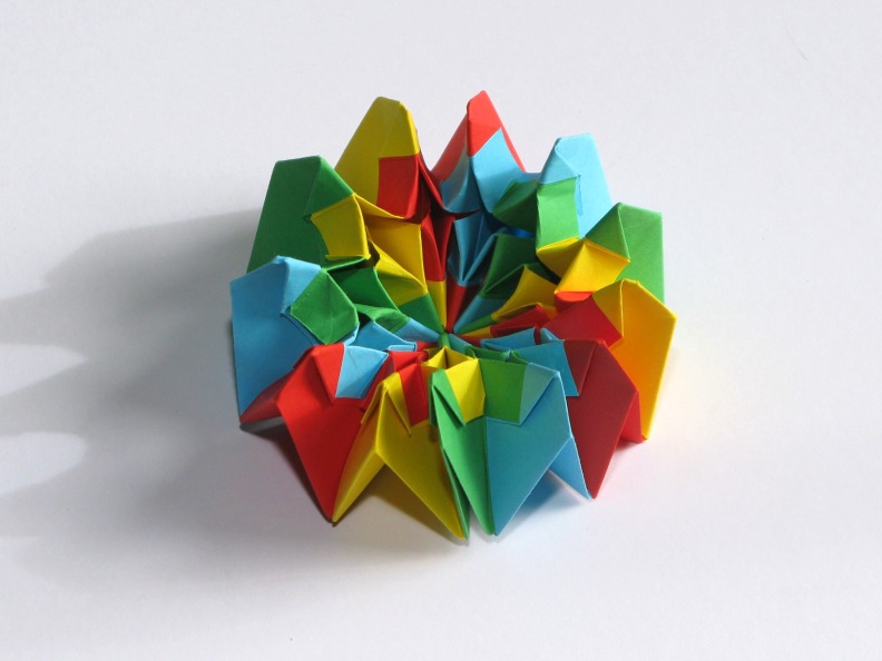 52steps: Step Thirty Nine: Celebrating origami with paper fireworks!