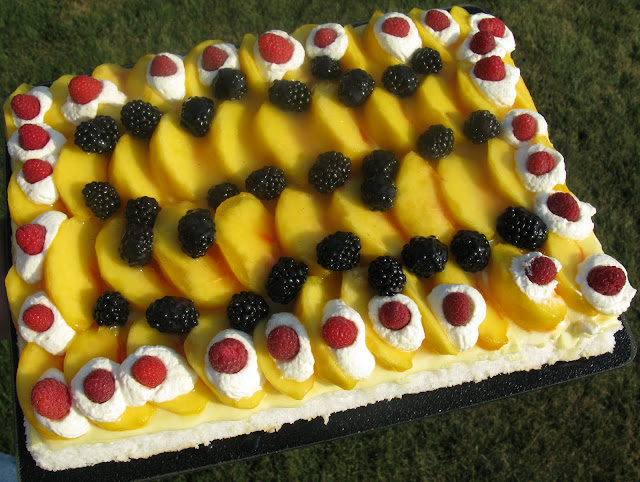 Mennonite Girls Can Cook: Fruit Torte Sheet Cake