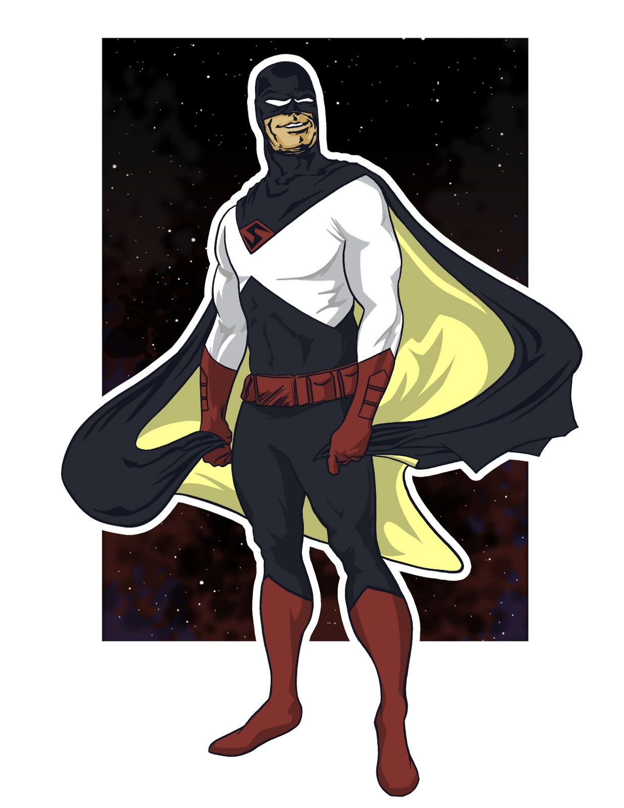 Cartoon Superhero Redesign: SPACE GHOST By Arttron On, 46% OFF