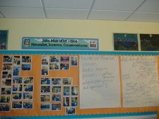 Homecoming events at Yester Primary School: Corridor Displays continued