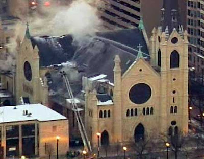 The Four Mass'keteers: Fire at Holy Name Cathedral