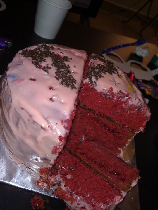 Cake Mess: Three Layer Red Velvet Cake