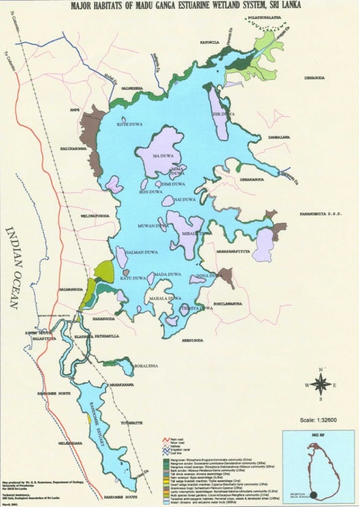 MADUGANGA: map of madu ganga
