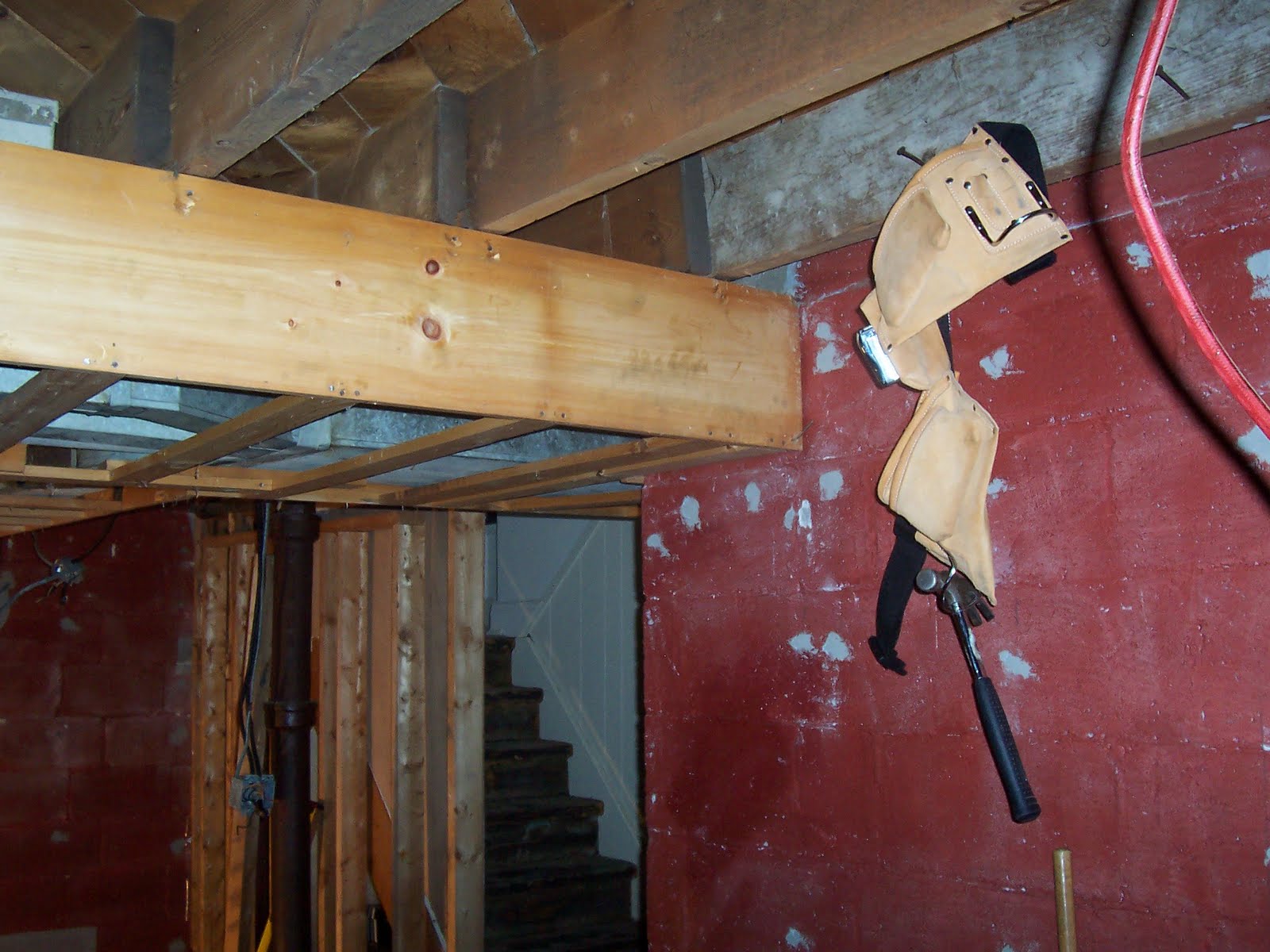 Our Basement Renovation: Jimmy Rig