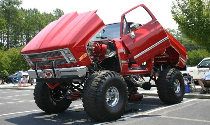 mraux: jacked up trucks