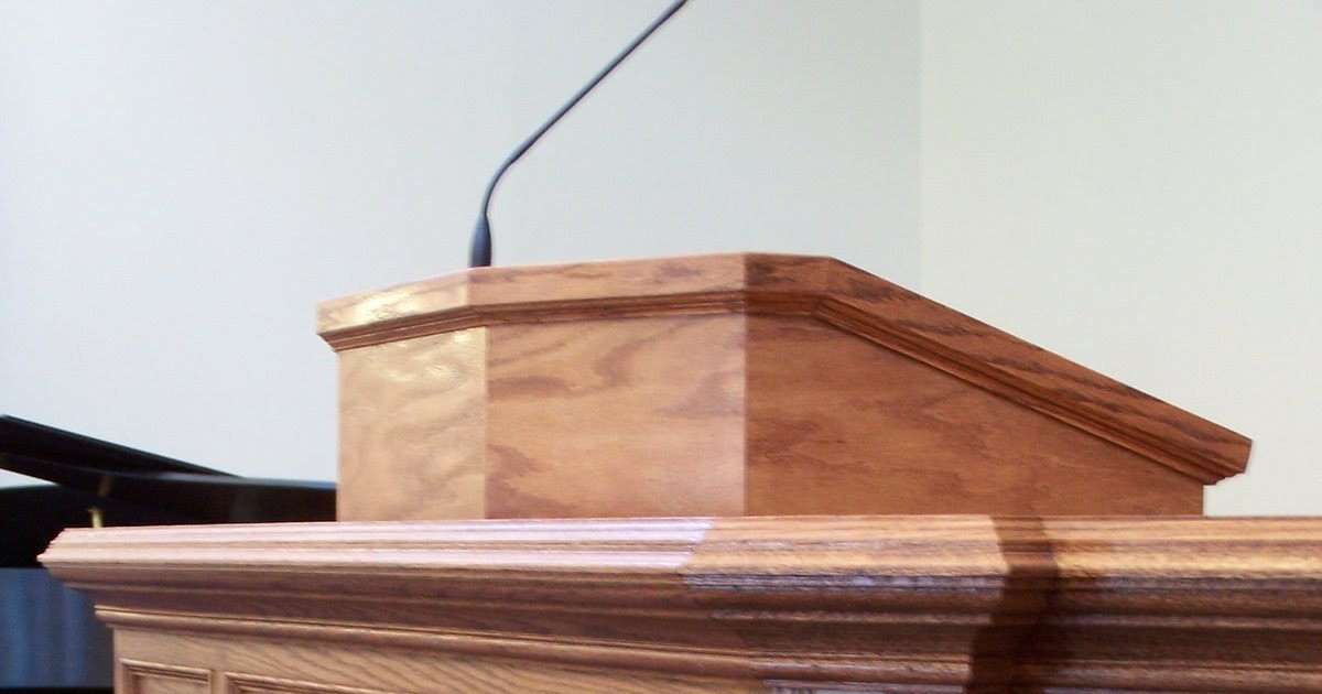 Integrity Custom Carpentry: Custom Oak Pulpit