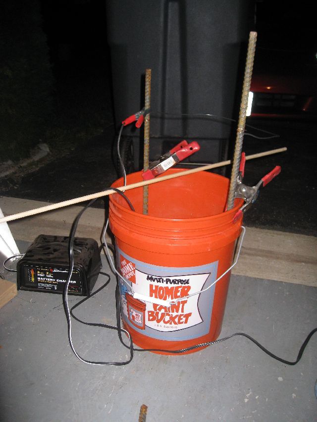 68 Mustang Restomod: Electrolysis for rust repair