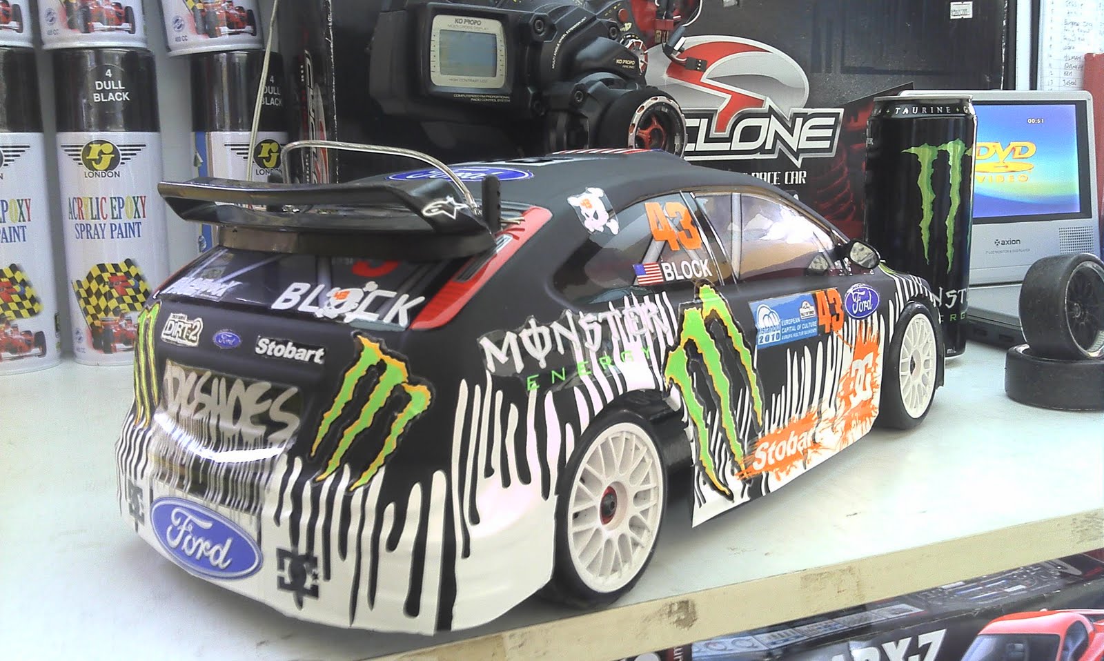 D: My new body shell (Monster Energy Ford Focus) 18/11/10