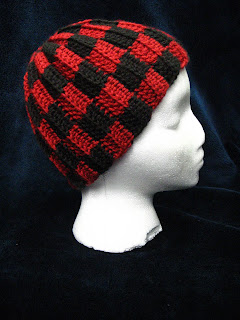 Yarnisms: Checkered Hat Crochet Pattern