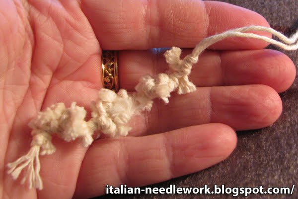 Italian Needlework: Macramé Tassel Handle