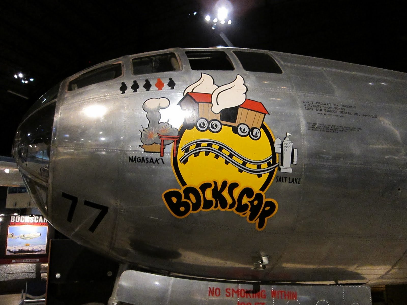 A B29 somewhere over Japan, 1945 (might be one of the atomic bombers ...