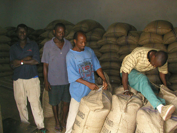 Pictures of African Cocoa Farming: Cocoa Warehouses (2)