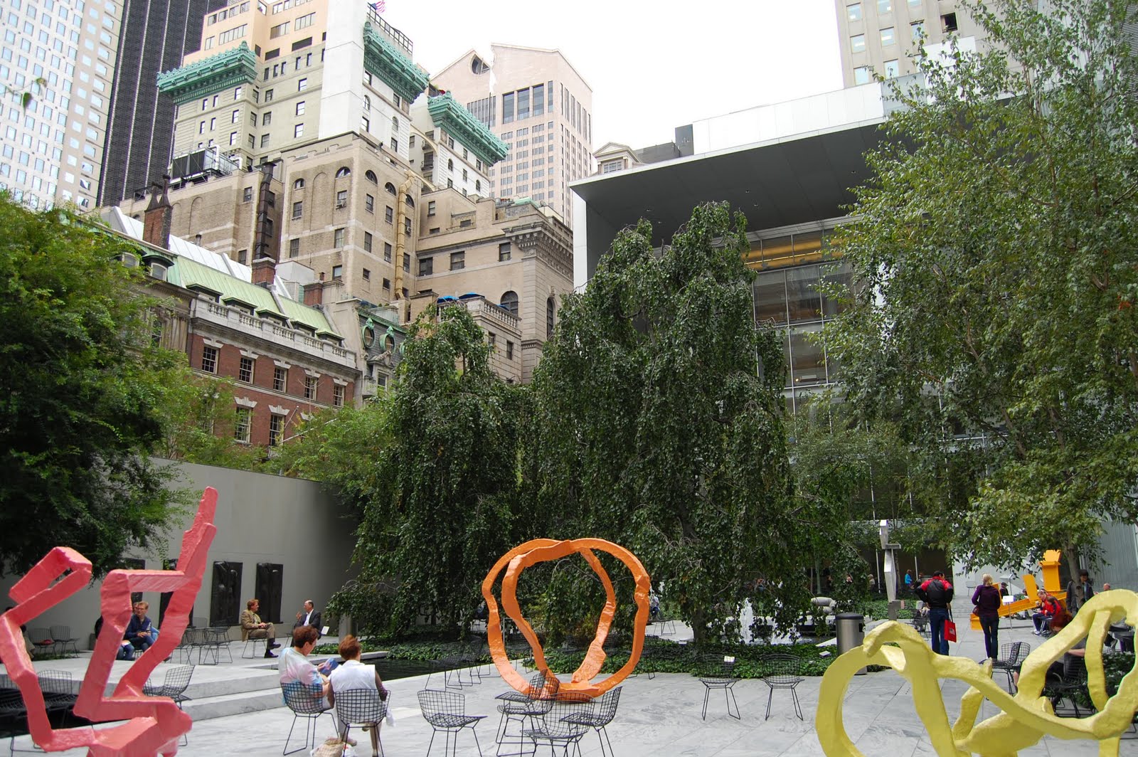 Manhattan Streets: MoMa Garden Sculptures