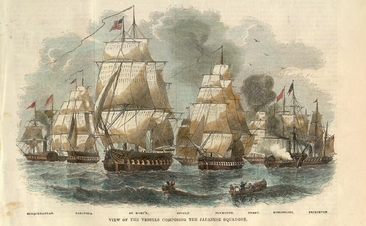 Efemérides navales: 8 de julio de 1853: el comodoro Mathew C. Perry ...