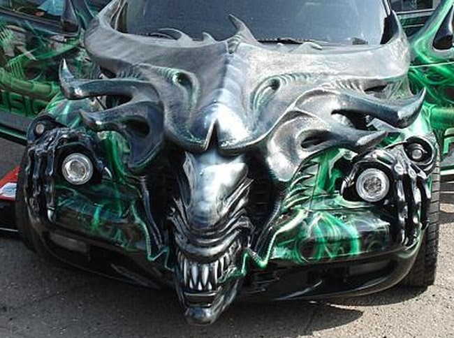 World Amazing Photos: Dragon Car Mod