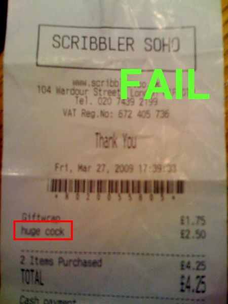 simple image collections: 40 Hilarious Receipts Fail