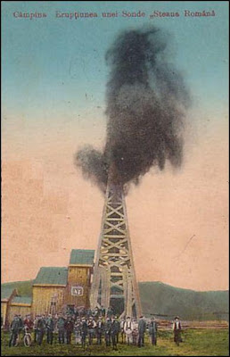 Petroblog: Oil eruption at Campina oilfield-old postcards