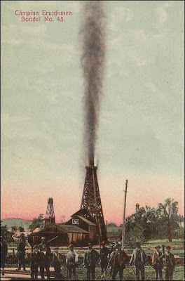 Petroblog: Oil eruption at Campina oilfield-old postcards