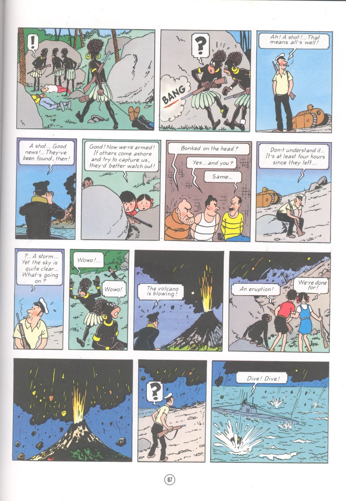 Volcano Club: Tintin and Volcanoes