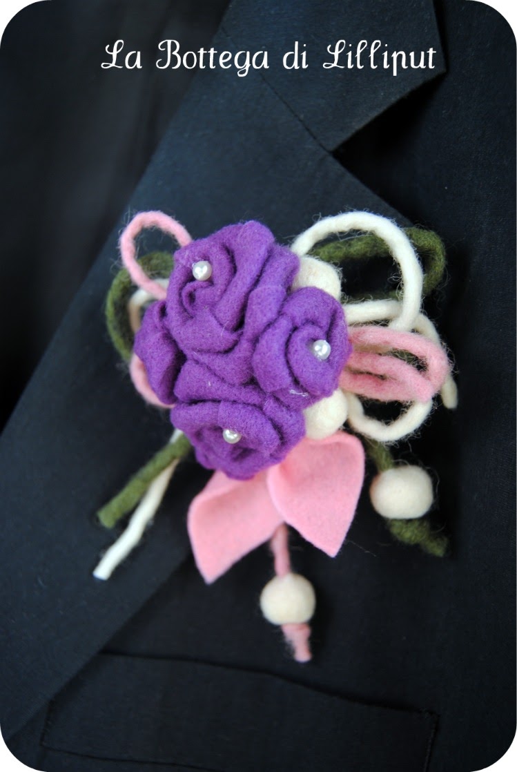 La Bottega di Lilliput: Spilla in feltro