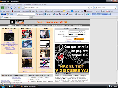 Metroflog: Nuevo diseño en metroflog