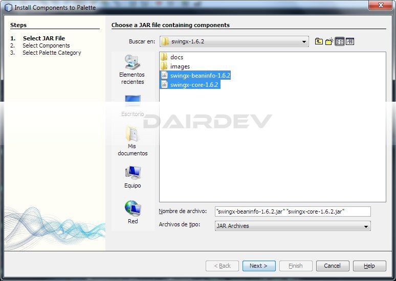 [Actualizado] Instalar SwingX en Netbeans - Componentes Swingx de ...
