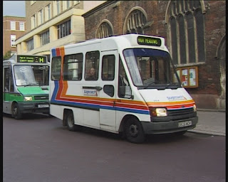 Dave and Mandy at PMP: MINIBUS BREAD VAN ERA IN EXETER