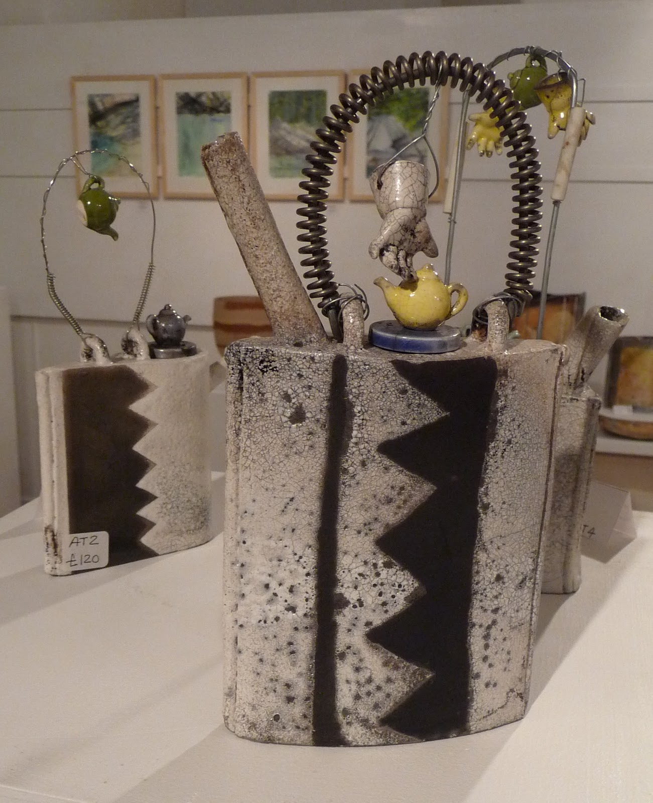 teapots teapots teapots: Raku Teapot Andy Titcomb