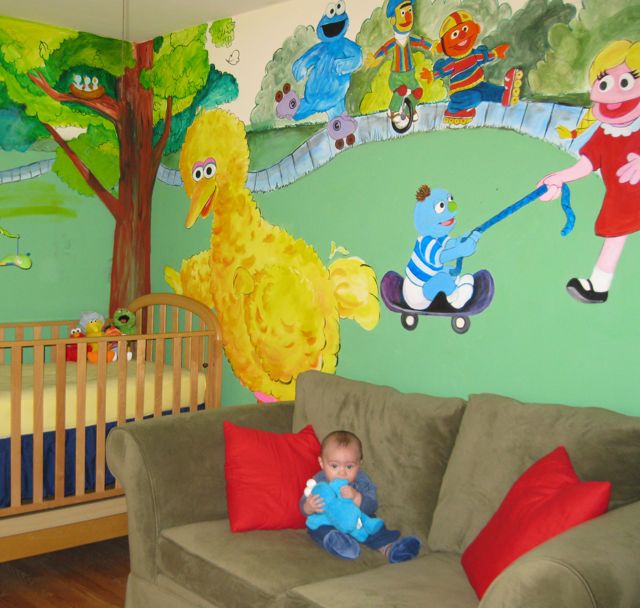 Paint Everywhere Murals: Sesame Street