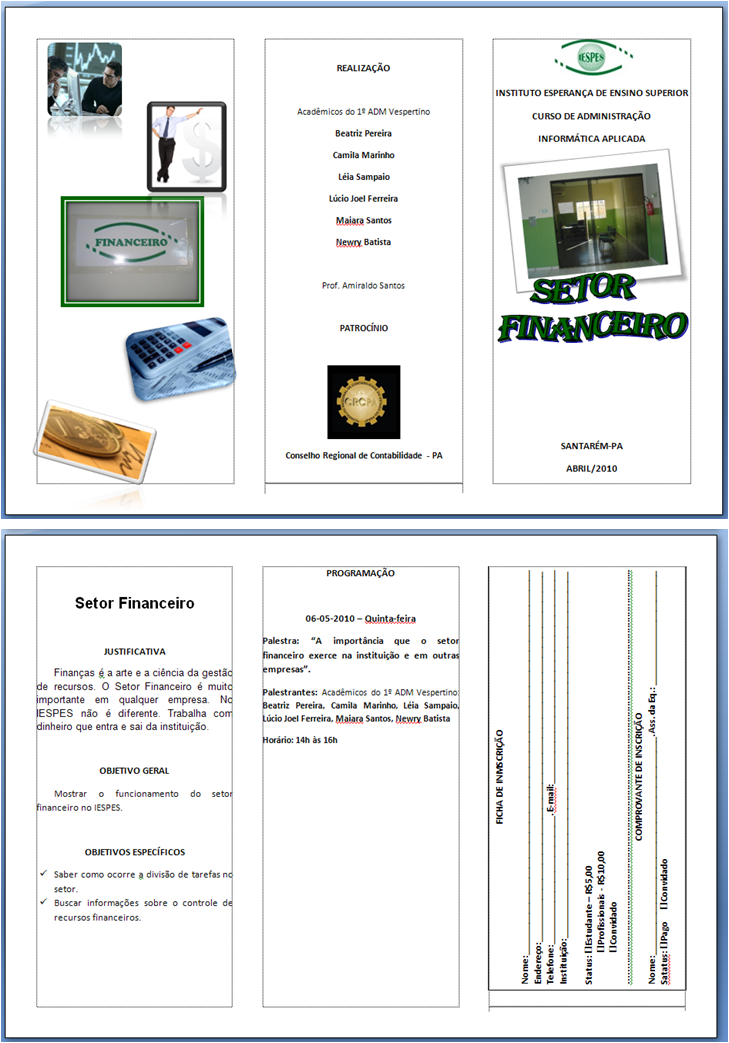 adm: Criação de FOLDER