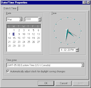 How to change date and time in windows XP ? | #1 Computer Learning Blog