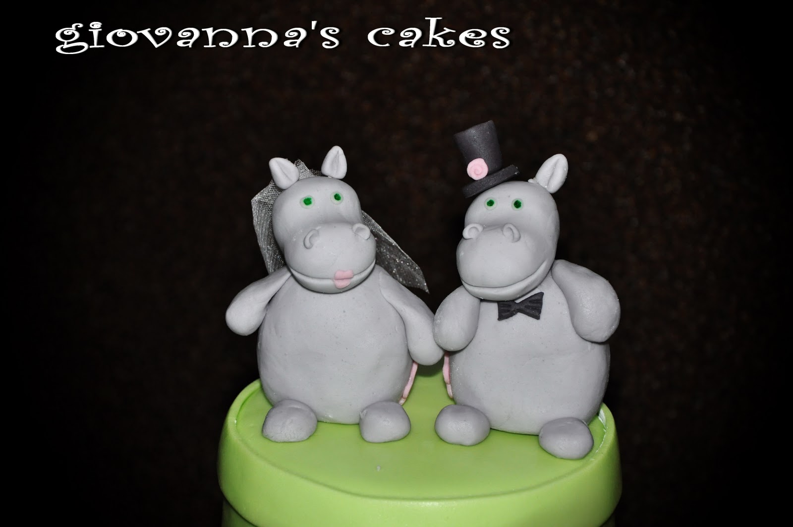 giovanna's cakes: hippo wedding cake